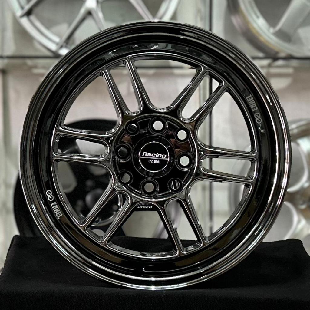 Jual VELG ENKEI RPF1 RING 15 LEBAR 7 PCD 8X100/114.3 ET 41 WARNA BLACK CHORME FOR BRIO AGYA ...