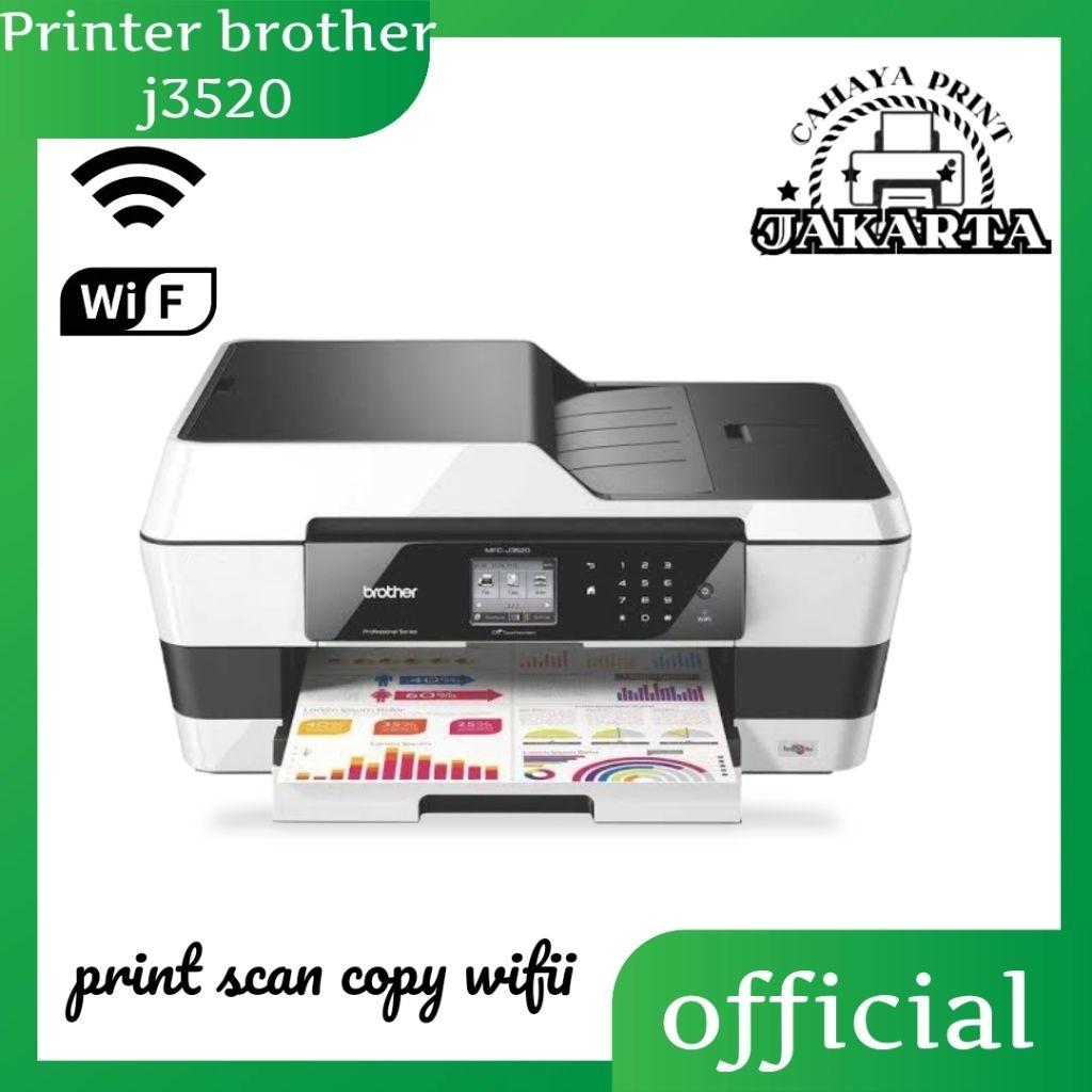 Jual printer brother mfc - j3520 siap pakai bekas berkualitas | Shopee ...