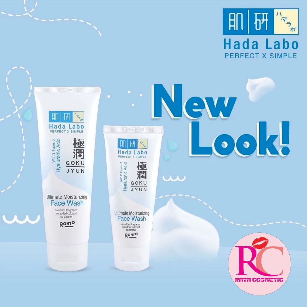 Jual HADA LABO GOKUJYUN FACE WASH | Raya Cosmetik | Shopee Indonesia