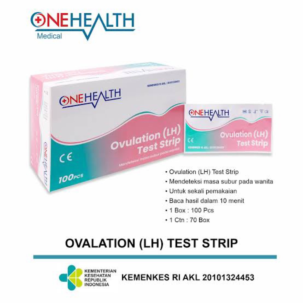 Jual Tes Ovulasi OneHealth Ovulation Test LH Ovutest Cek Kesuburan ...