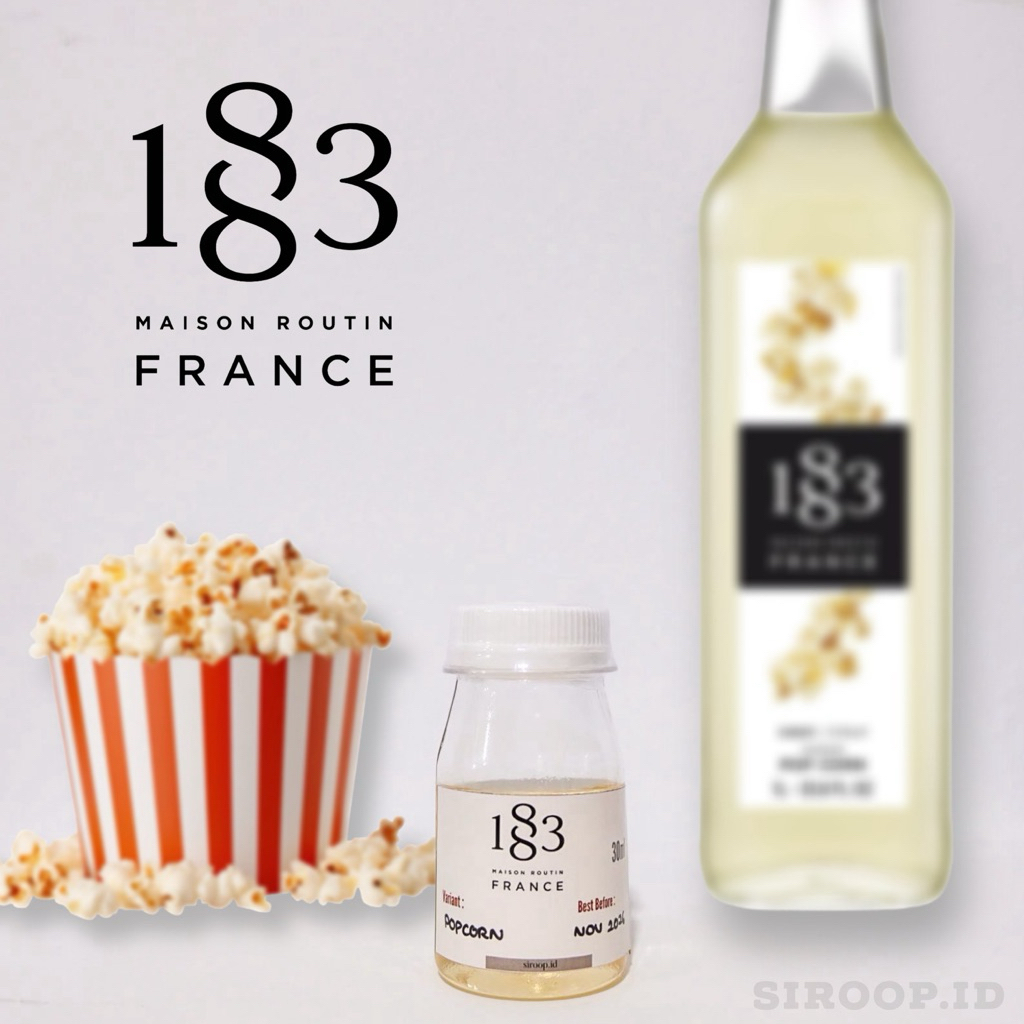 Jual 1883 Maison Routin France Popcorn Syrup Repack | Shopee Indonesia