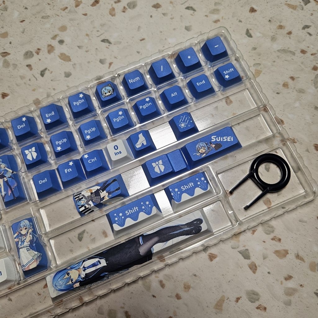 Jual Keycap set mechanical keyboard Hoshimacgi Suisei PBT | Shopee ...