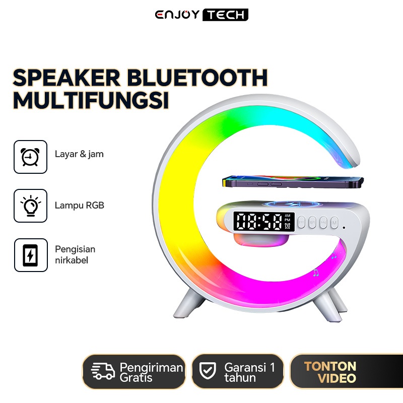 Jual Mini Speaker Jam Bluetooth Portable Dan FM Radio Wireless Bass ...