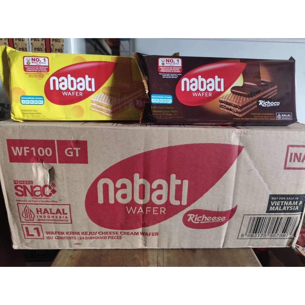 Jual Nabati Wafer L1 1 dus isi 24 pcs | Shopee Indonesia