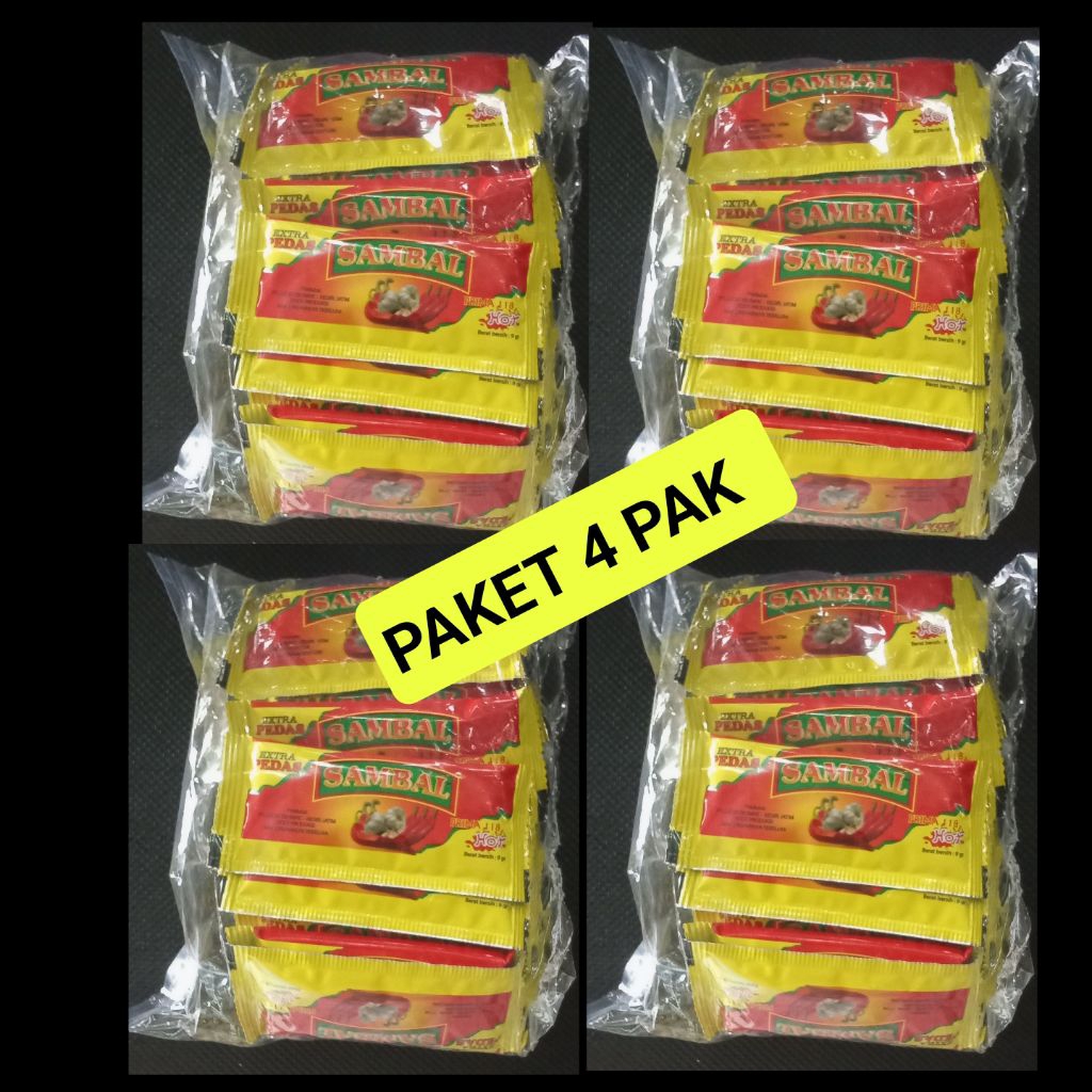 Jual 𝗦𝗔𝗠𝗕𝗔𝗟 𝗣𝗥𝗜𝗠𝗔 𝗦𝗔𝗖𝗛𝗘𝗧 𝗘𝘅𝘁𝗿𝗮 𝗣𝗲𝗱𝗮𝘀 𝗞𝗨𝗡𝗜𝗡𝗚 4 Pak (1Pak=𝟮𝟱 𝘀𝗮𝗰𝗵𝗲𝘁 ...