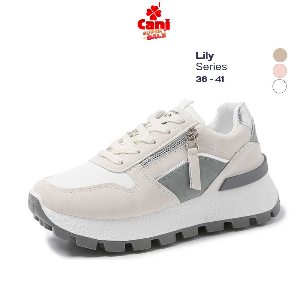 Jual CANI Lily Sepatu Sneakers Wanita Casual Korean Shoes 9252 | Shopee ...