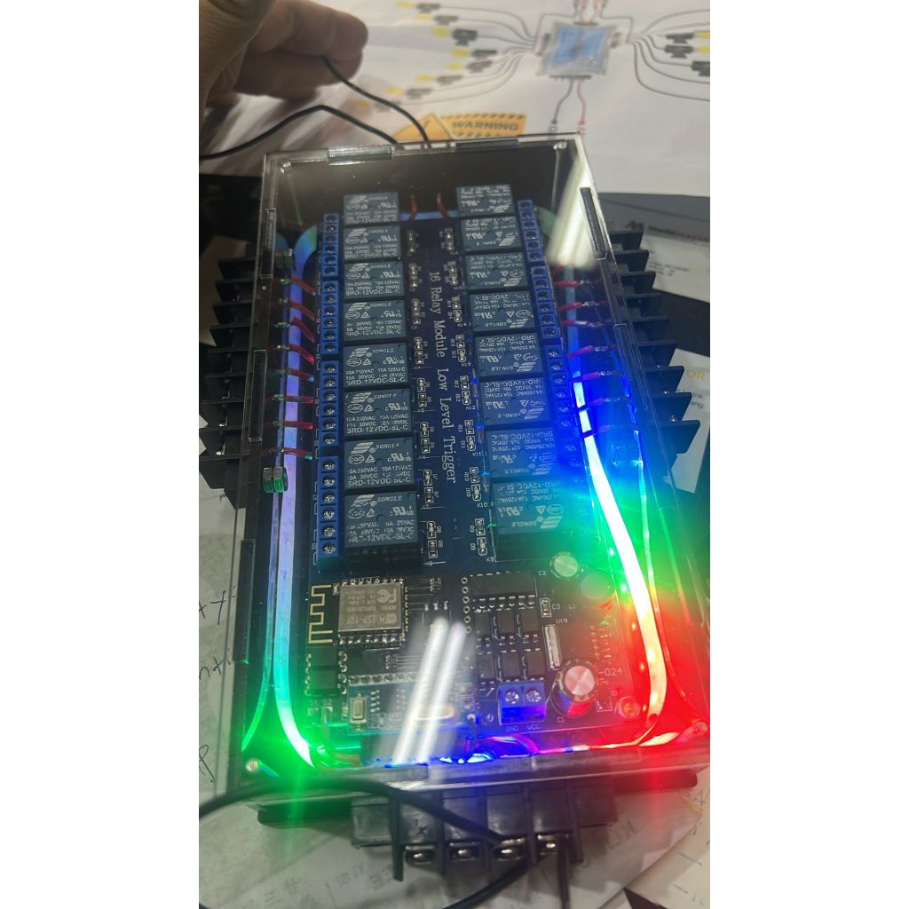 Jual Modul Matrix 16 Channel Mini Laser D2 Biled - Modul LED Matrix 16 ...