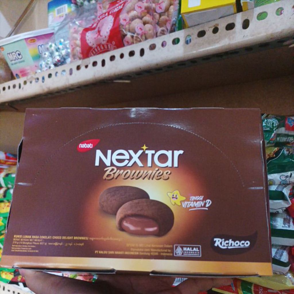 Jual NEXTAR BROWNIS NASTAR COKLAT 1 BOX (10x27gr) | Shopee Indonesia
