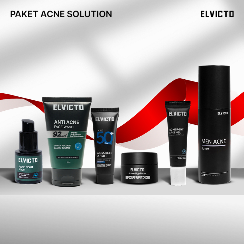 Jual ELVICTO PAKET ACNE SOLUTION | Shopee Indonesia