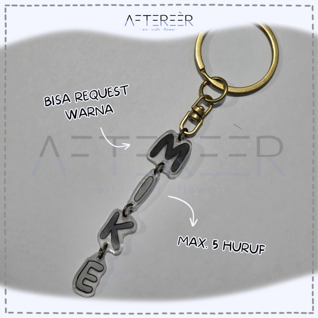 Jual Keychain Nama - CUSTOM | Shopee Indonesia