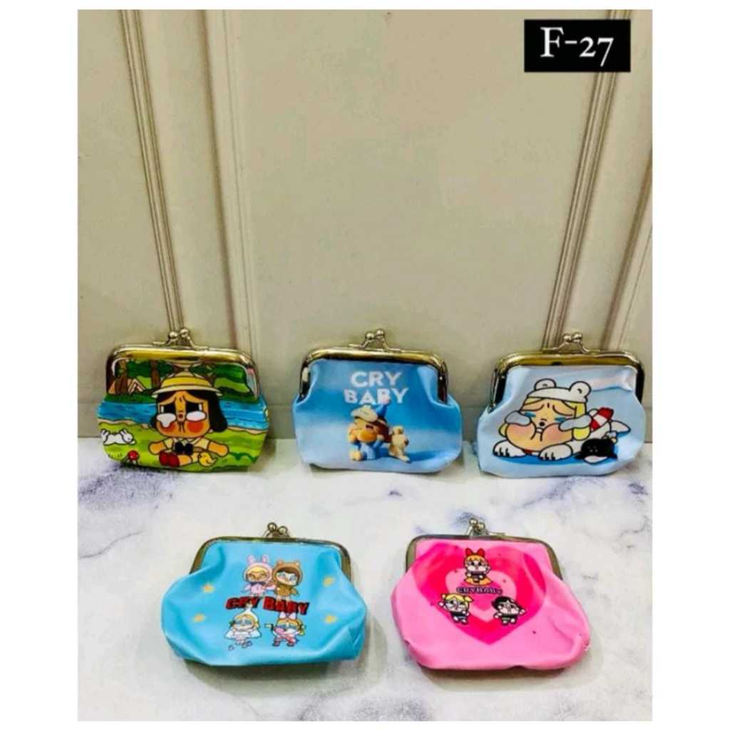 Jual ( GROSIR 12 PCS) Dompet Koin Motif Jepit / Dompet Kartu / Dompet ...