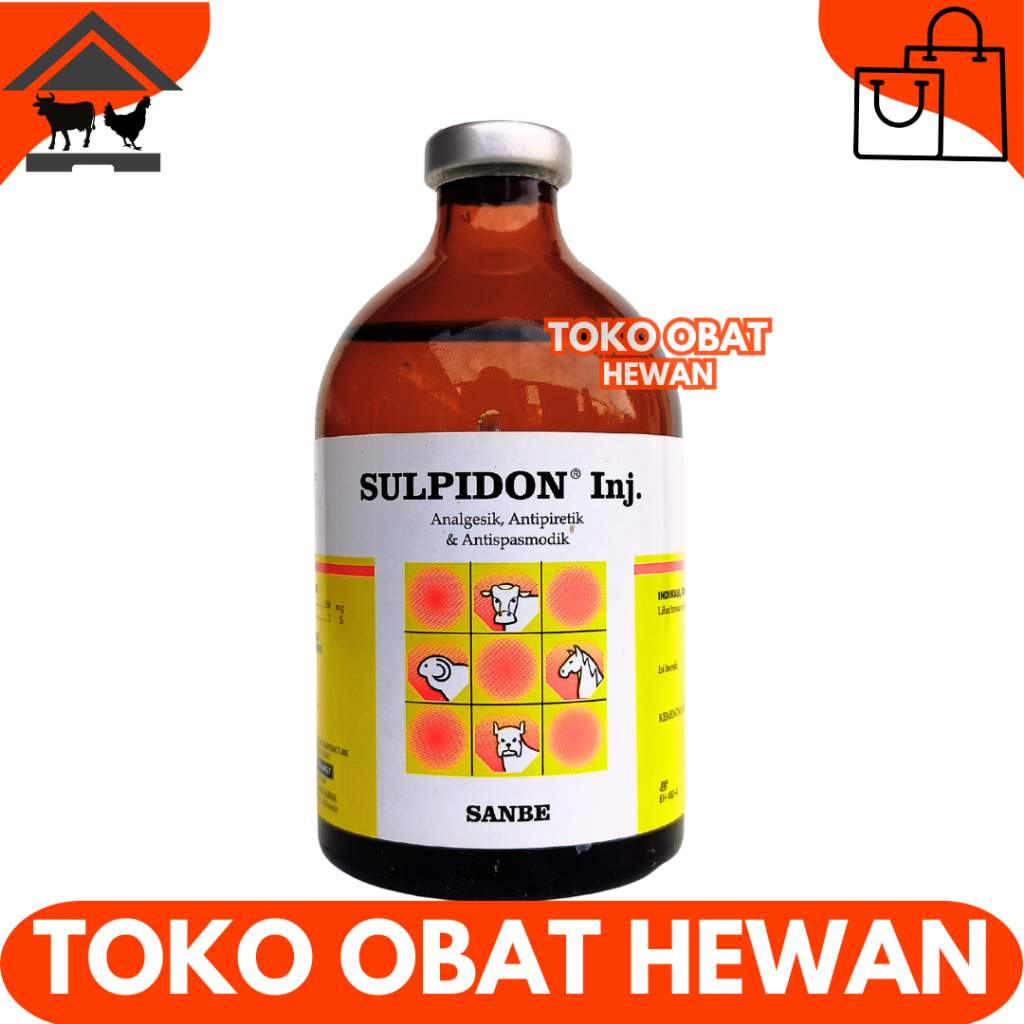 Jual SULPIDON 100 ml - Obat Hewan Pereda Sakit Hewan Analgesik ...