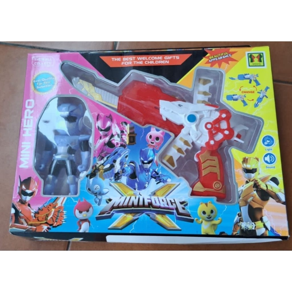 Jual Mainan Miniforce Robot Mini x Power Ranger | Shopee Indonesia