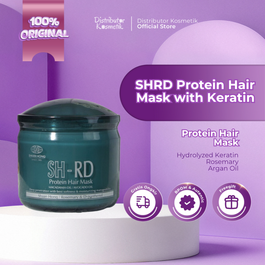 Jual [ AGEN RESMI ] SHRD Protein Cream, Hair Vitamin & Heat Protector ...