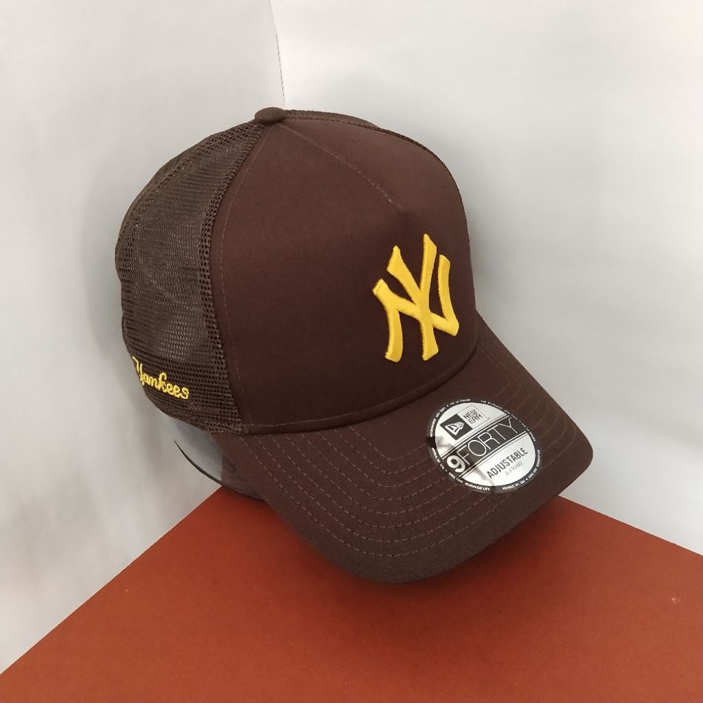 Jual Topi New Era Original 100% 9Forty A-Frame Trucker MLB NY Yankees ...
