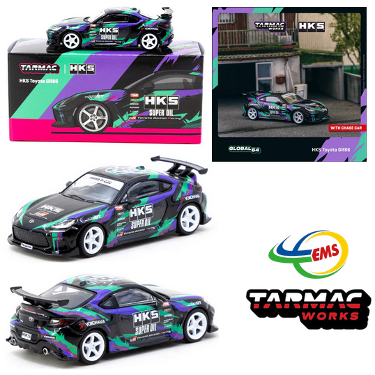 Jual T64G-038-BK - Tarmac Works 1/64 HKS Toyota GR86 Black | Shopee Indonesia