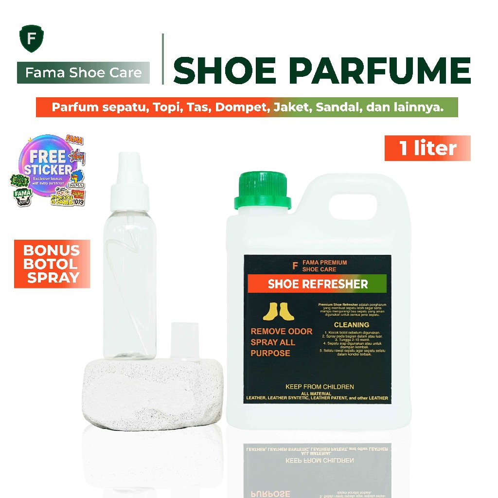 Jual FAMA-Parfum Sepatu 1 Liter-Anti Bakteri-Pewangi Sepatu-Pengharum ...