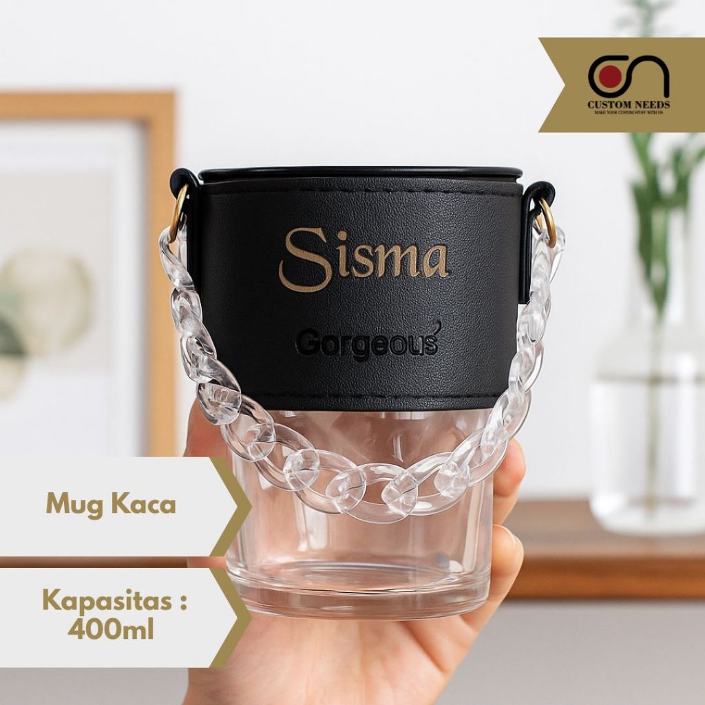 Jual GELAS POUCH GRAFIR GELAS TUMBLER KOPI 400ml BM229 GELAS POUCH ...
