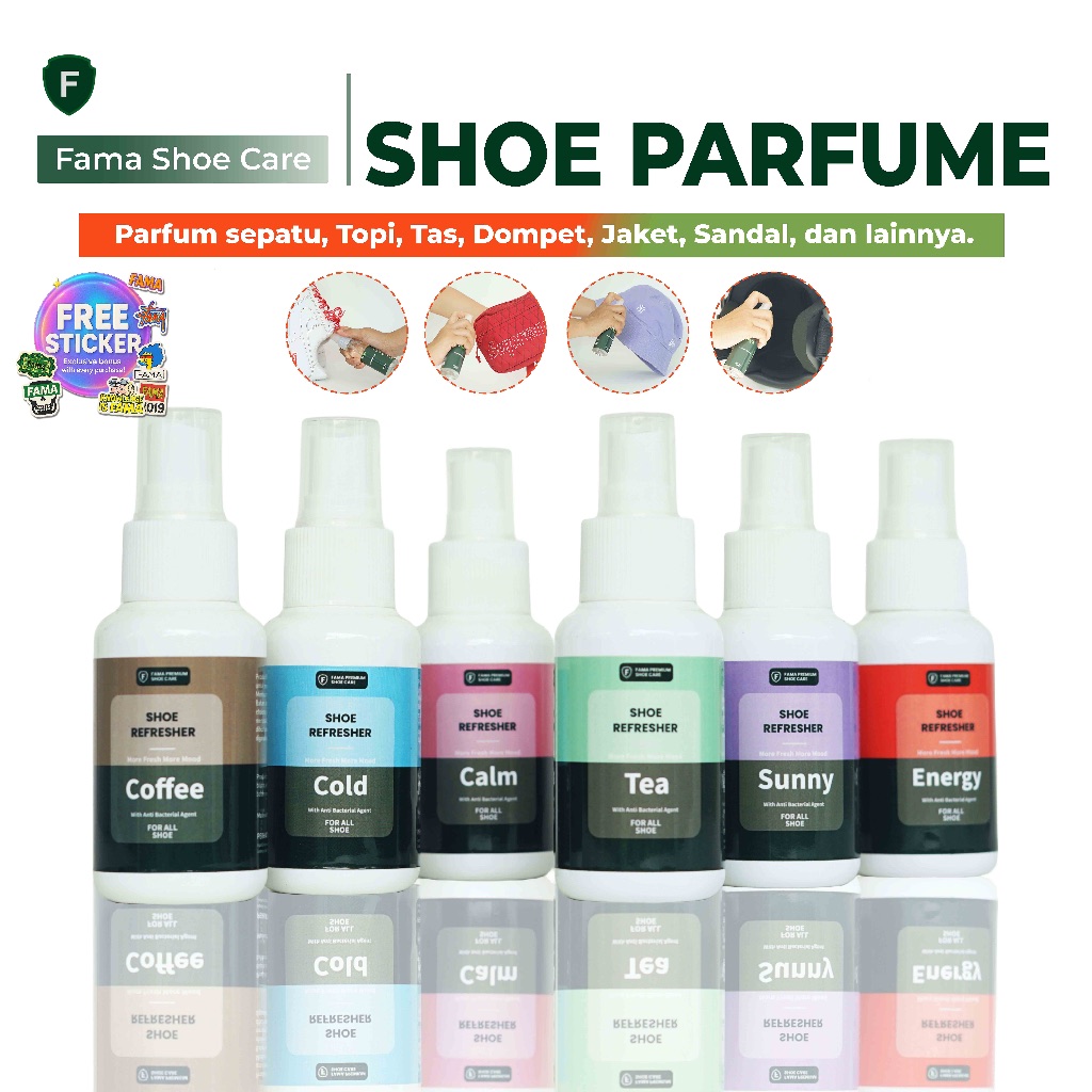Jual FAMA-Parfum Sepatu-Anti Bakteri-Pewangi Sepatu-Pengharum Sepatu ...