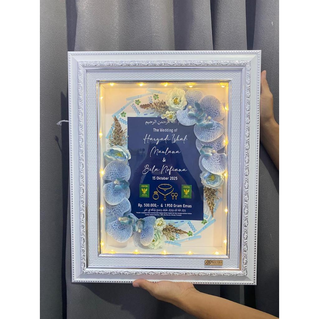 Jual 1 HARI JADI Mahar Anggrek 30x40 cm Mahar Pernikahan Mahar Unik ...