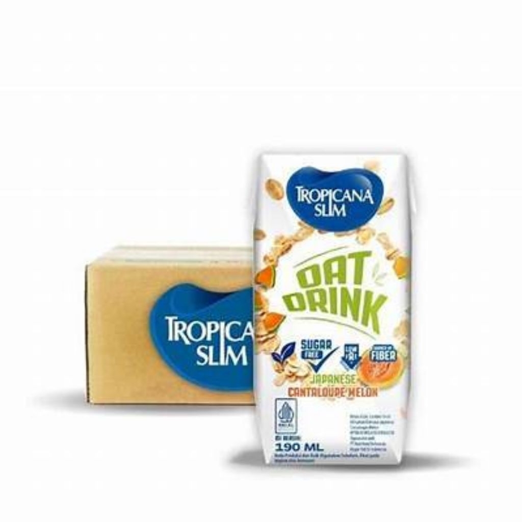 Jual Tropicana Slim RTD Oat Drink Canta Melon 190ml 1dus isi 24pcs ...