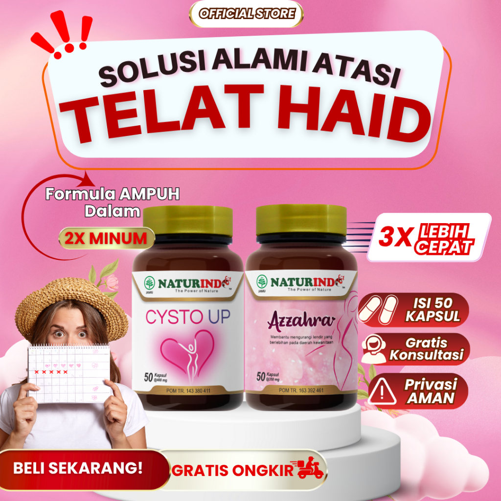 Jual Obat Telat Datang Bulan Pelancar Haid Telat Haid Tidak Teratur ...