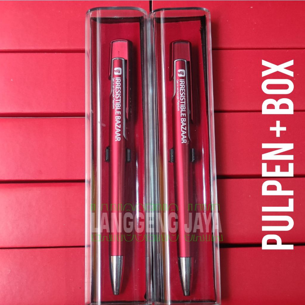 Jual Pulpen include box custom logo, kotak pulpen, box pulpen, pulpen ...