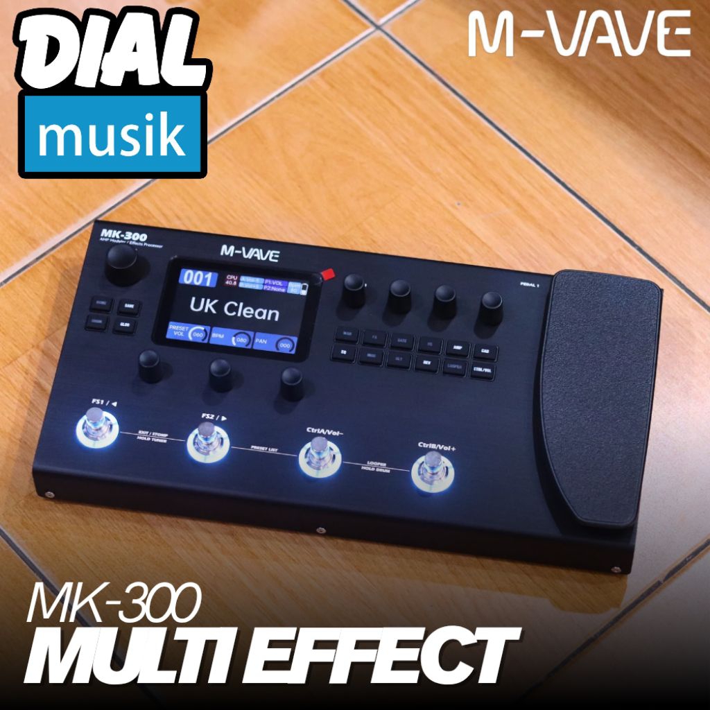 Jual M-VAVE MK300 Multi Effects Processor / MVAVE MK-300 / Multi Efek M VAVE MK 300 | Shopee ...