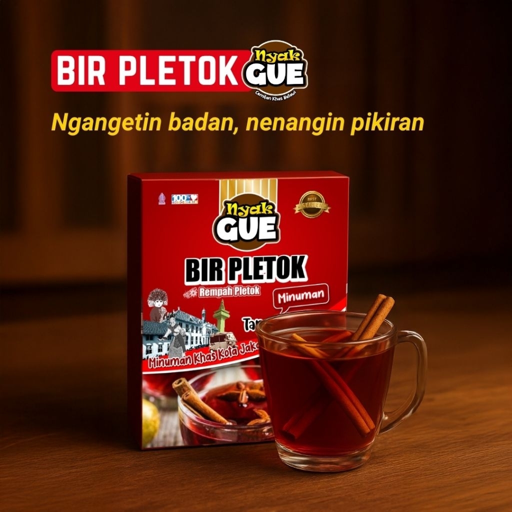 Jual Bir Pletok Nyak Gue Oleh Oleh Khas Betawi Oleh Oleh Jakarta Halal ...