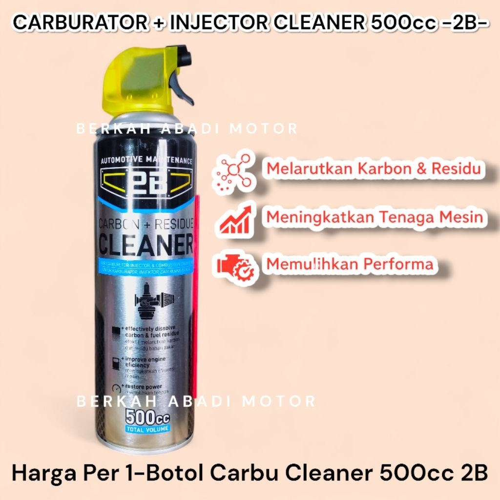 Jual Karburator Injector Cleaner 500ml Original 2B | Karbu Kliner ...