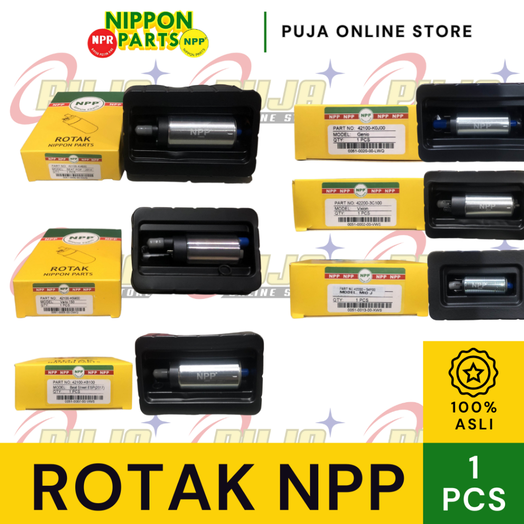 Jual Semua Varian Rotax Rotak Dinamo Fuel Pump Beat FI, Beat POP, Beat ...