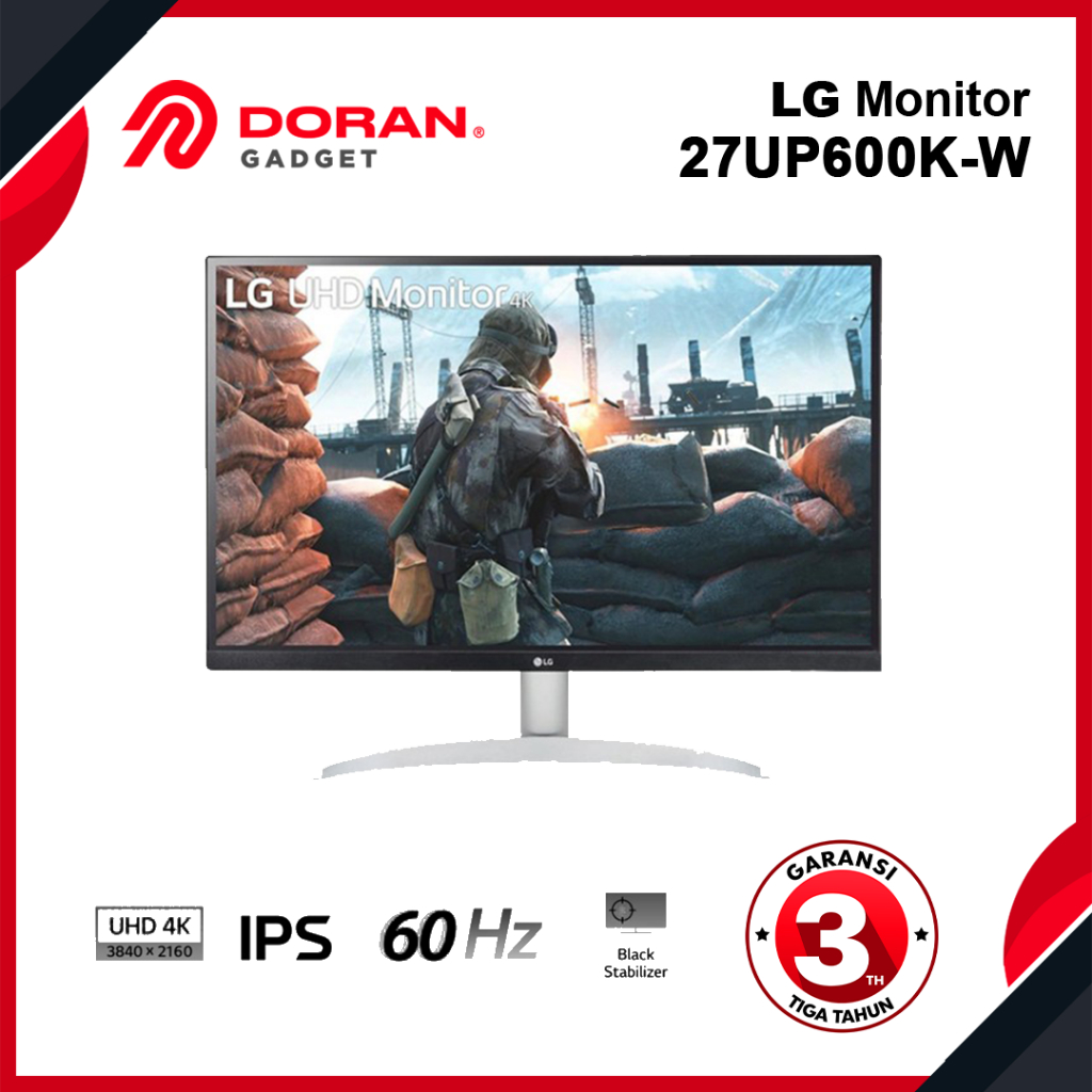 Jual LG Monitor UltraFine 27UP600K-W LED 27 inch UHD 4K IPS with VESA ...