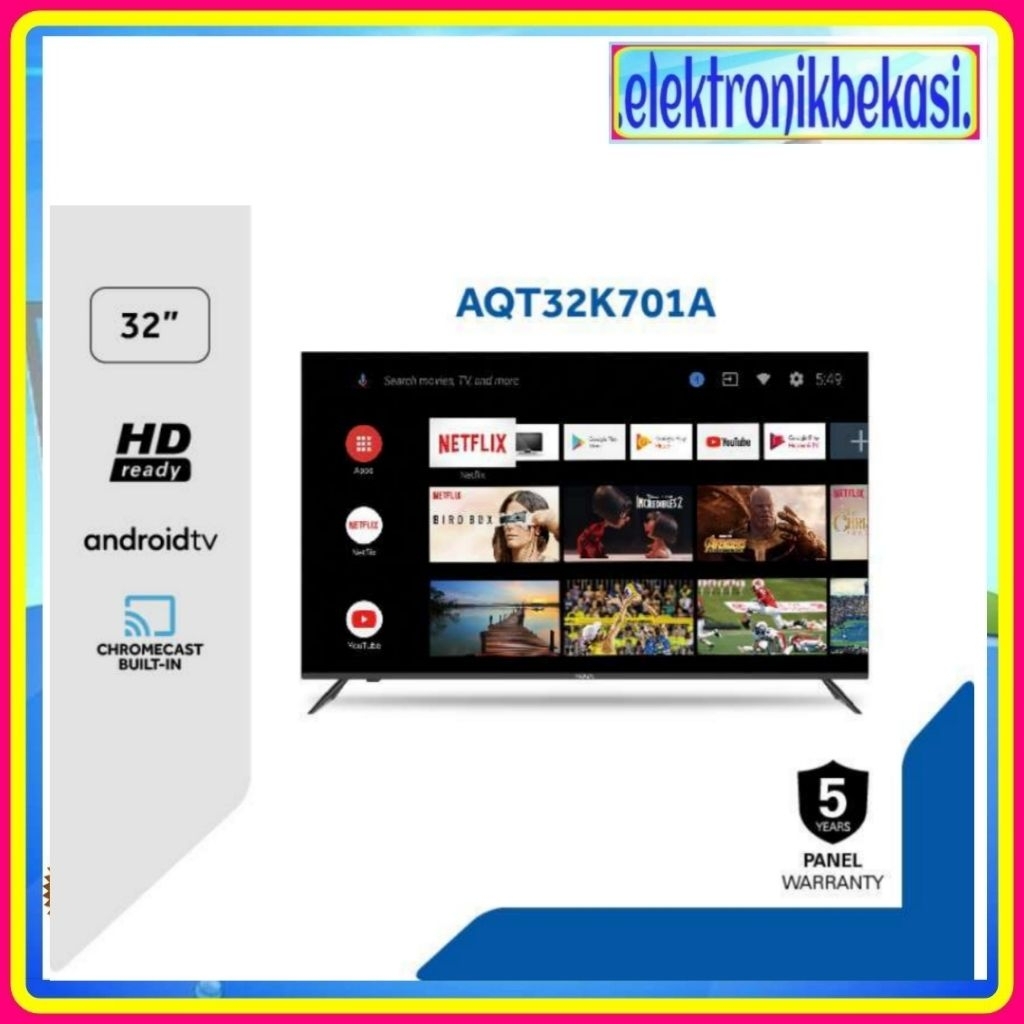Jual LED AQUA AQT 32K701A/ LED AQUA 32 INCH ANDROID / AQUA ANDROID LED ...