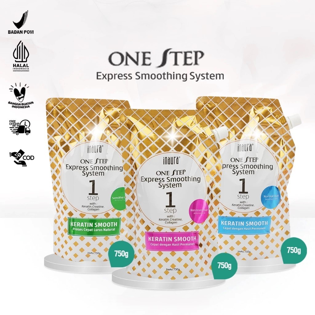 Jual INAURA One Step Express Smoothing System 750g | Shopee Indonesia