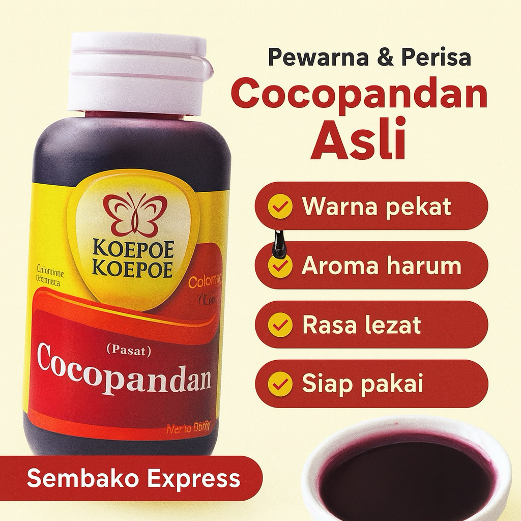 Jual Koepoe Koepoe Pasta Cocopandan 60ml – Perisa & Pewarna Makanan ...