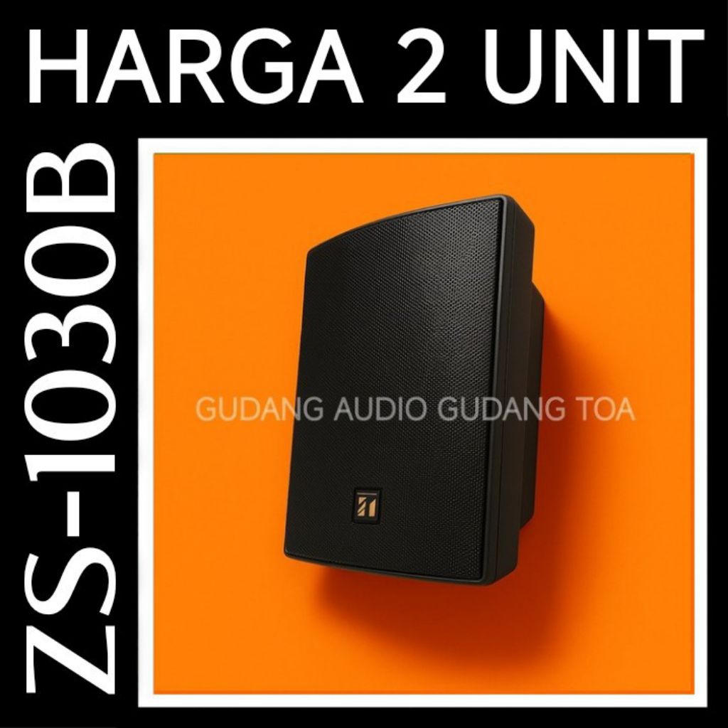 Jual 2 UNIT SPEAKER TOA ZS-1030B ZS 1030 HITAM UNIVERSAL SPEAKER TOA | Shopee Indonesia