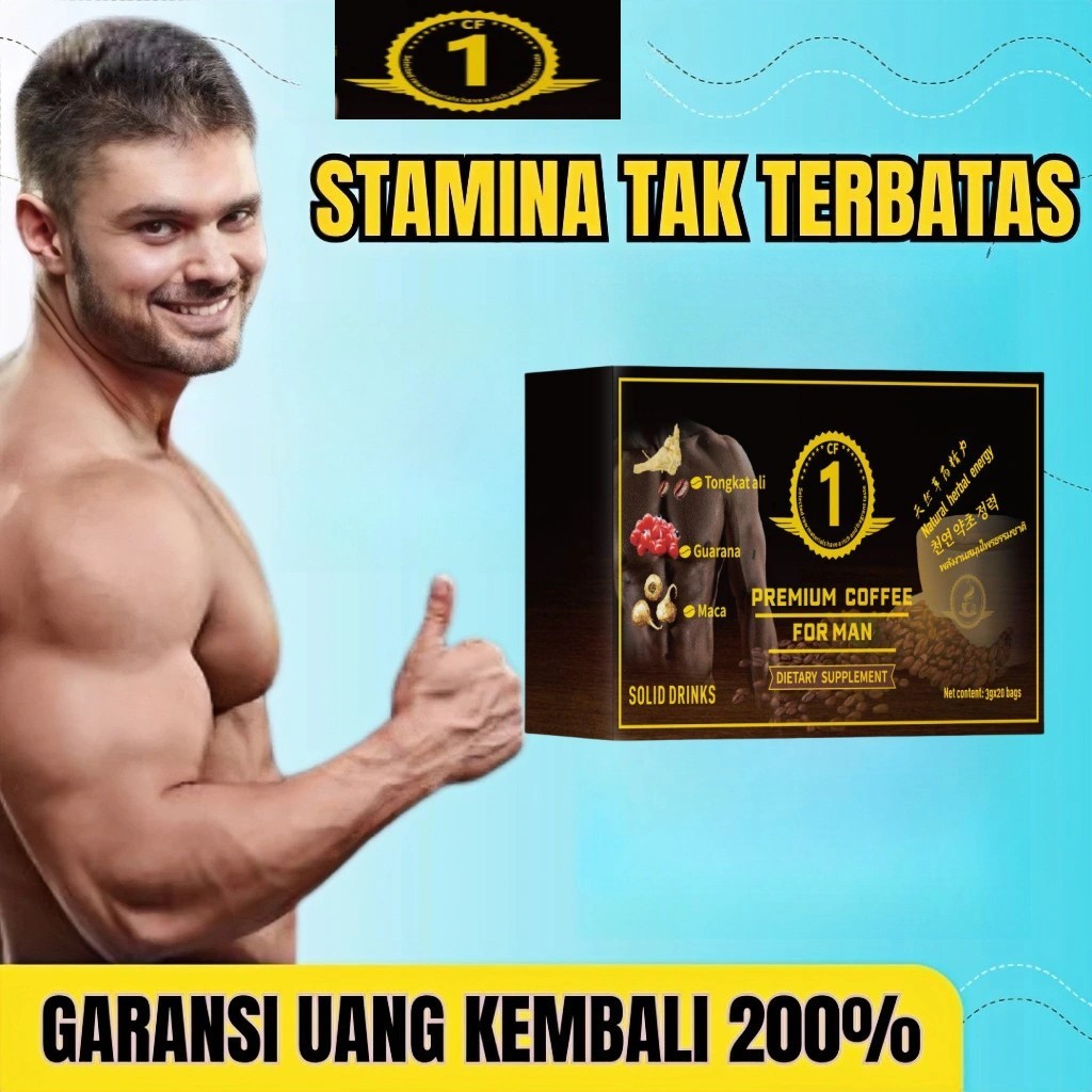Jual (3g * 20 kantong = 60g) Kopi Kabat energi pria instan Tongkat Ali asli Malaysia yang ...