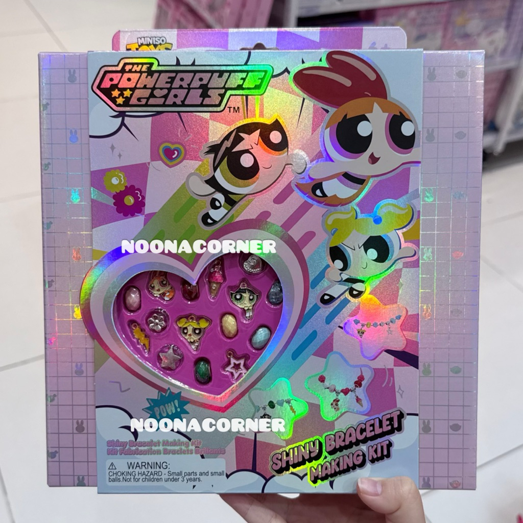 Jual Miniso x PPG ‼️ DIY Shiny Bracelet Making Kit The Powerpuff Girls ...