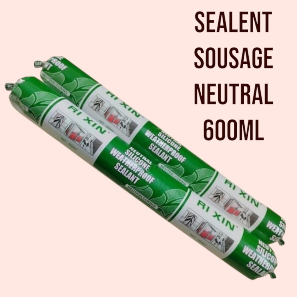 Jual 1 dus 20pcs Sealent Sosis/Sausage Neutral 600ml, silent, Sealent ...