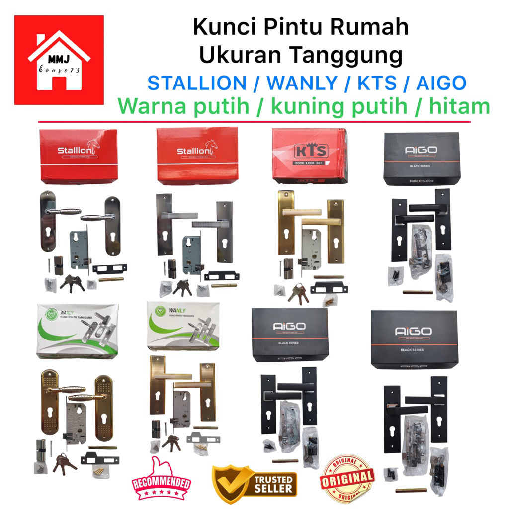 Jual Termurah dan terlaris Kunci Pintu Rumah STALLION / WANLY / KTS ...