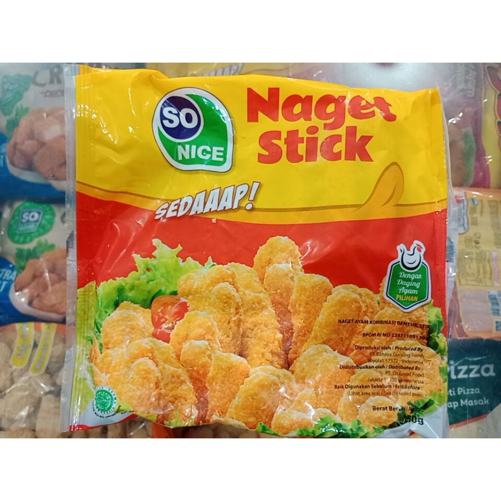 Jual So nice naget stick 250 gr | Shopee Indonesia