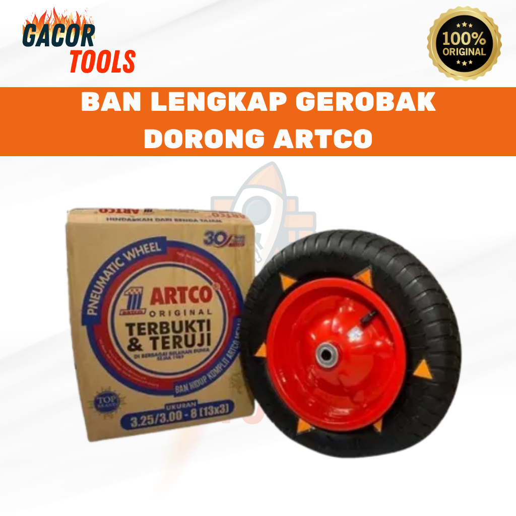 Jual Ban Lengkap ARTCO / Ban Lengkap Gerobak Dorong Gerobak Sorong ...