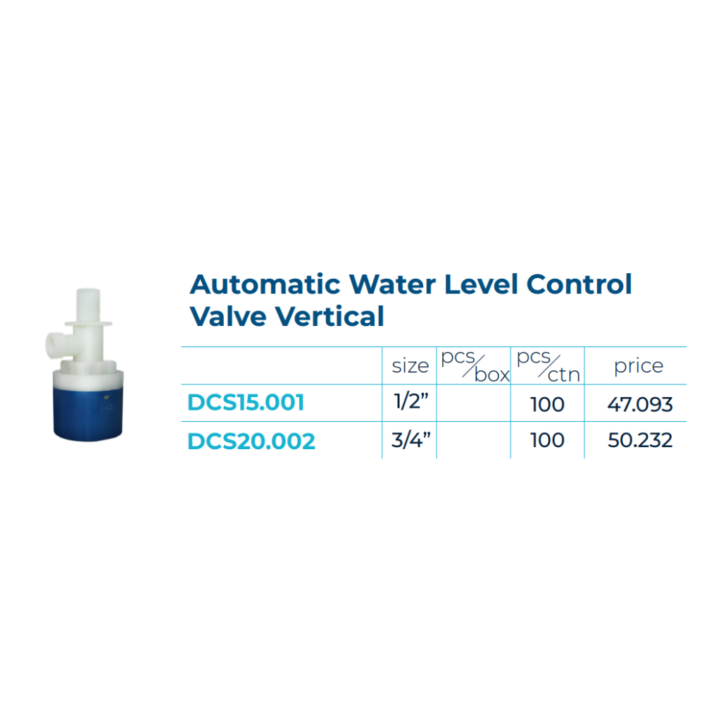 Jual Automatic Water Level Control Valve Hoco / Pelampung Tandon / Bak ...