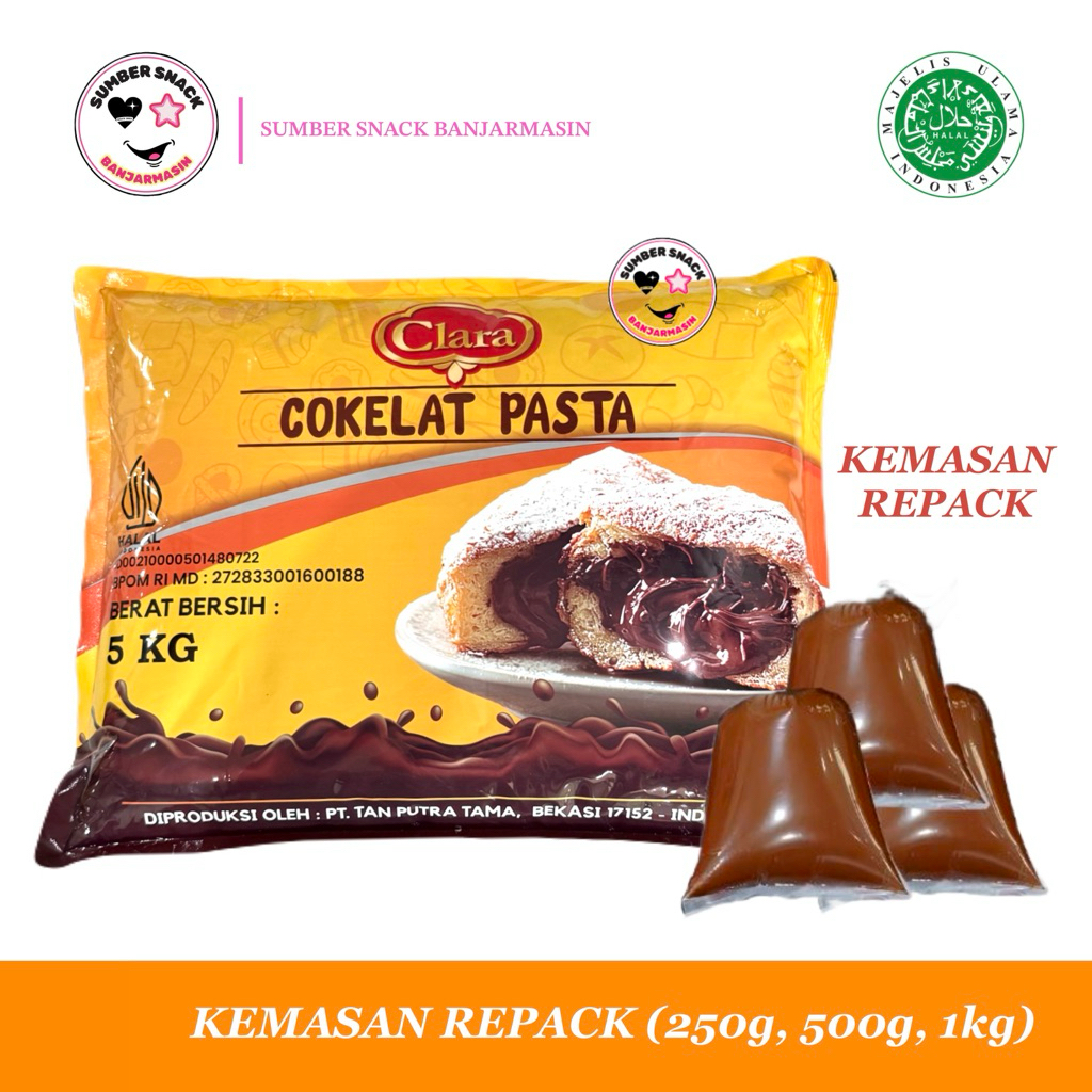 Jual Clara Cokelat Pasta (Kemasan Repack) (200g, 500g, 1kg) | Shopee ...