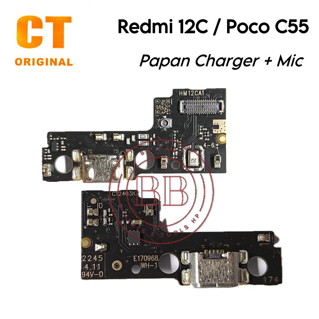 Jual Papan Konektor PCB Charger + Mic Redmi 12C / POCO C55 / 22120RN86G ...