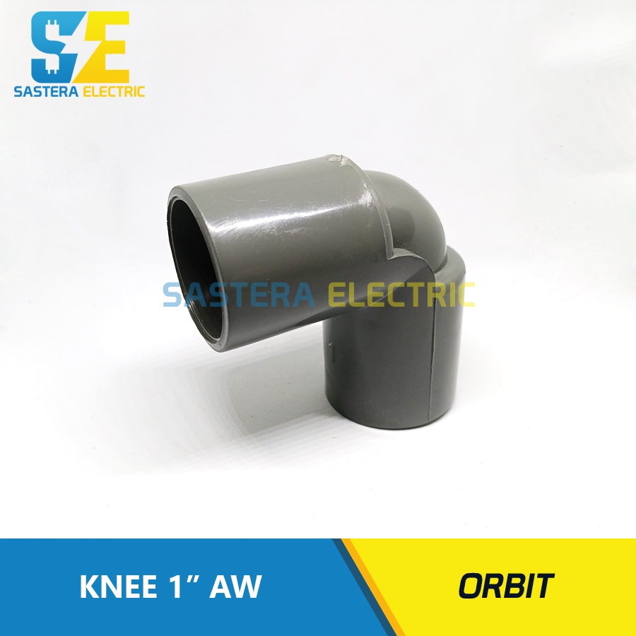 Jual Keni 1" inch PVC Orbit / Knee 1 inch AW / Elbow 1 in / Keni Pralon ...