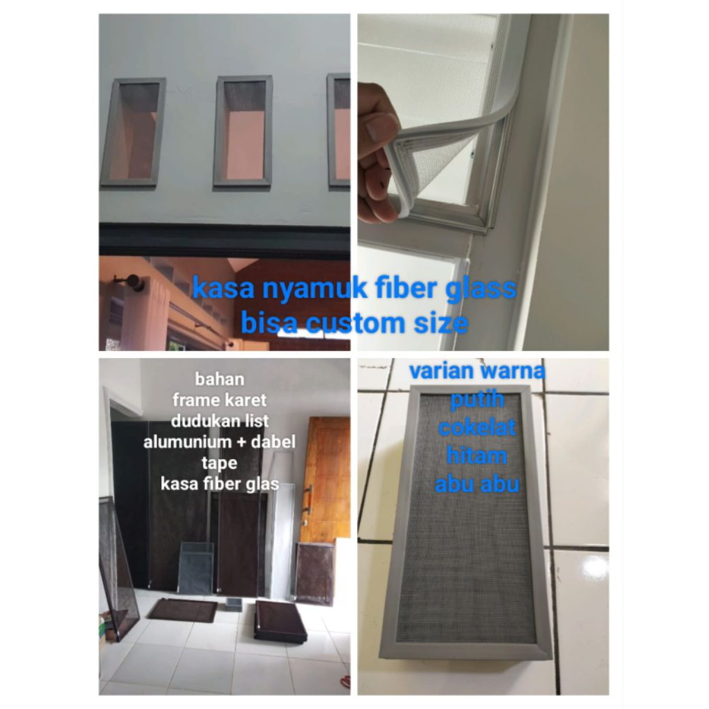 Jual kawat nyamuk untuk ventilasi dan jendela bisa custom size | Shopee ...