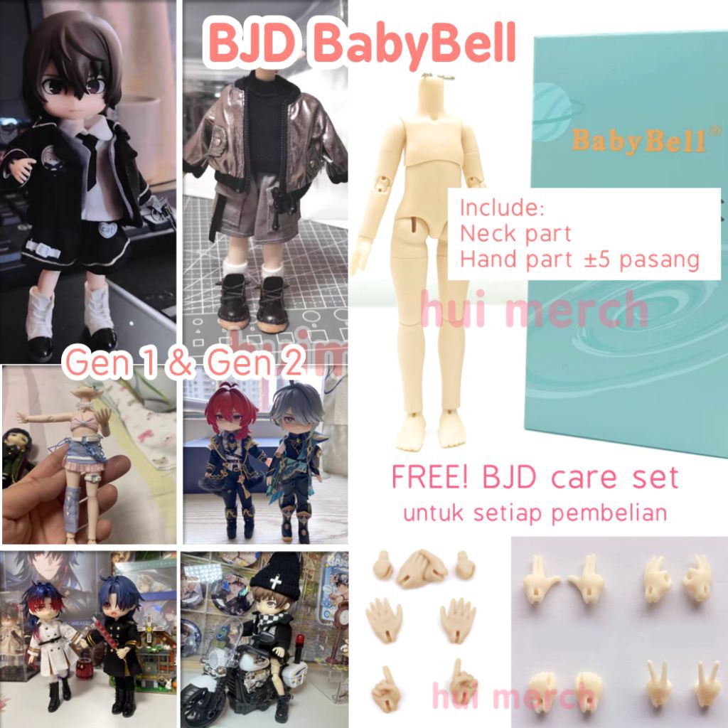 Jual BABY BELL BJD Body untuk Nendoroid Doll / obitsu. Babybell Ball ...