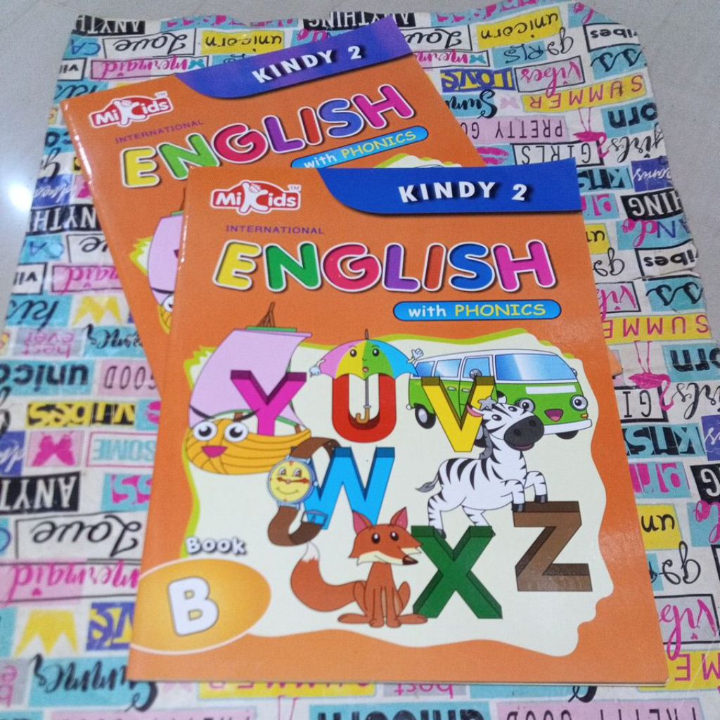 Jual Buku import English with phonics - Kindy 2 Book B | Shopee Indonesia