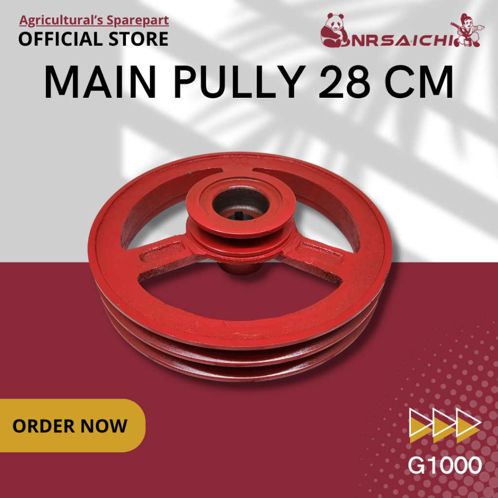 Jual Main Pulley G1000 Main Pully 28 cm Saichi | NRSaichi | Shopee ...